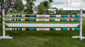 Painting Horse Jump Rails - Budget Equestrian