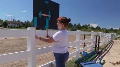 Real Riding Challenge Day 19 How To Make Outdoor Arena Mirrors - Budget ...