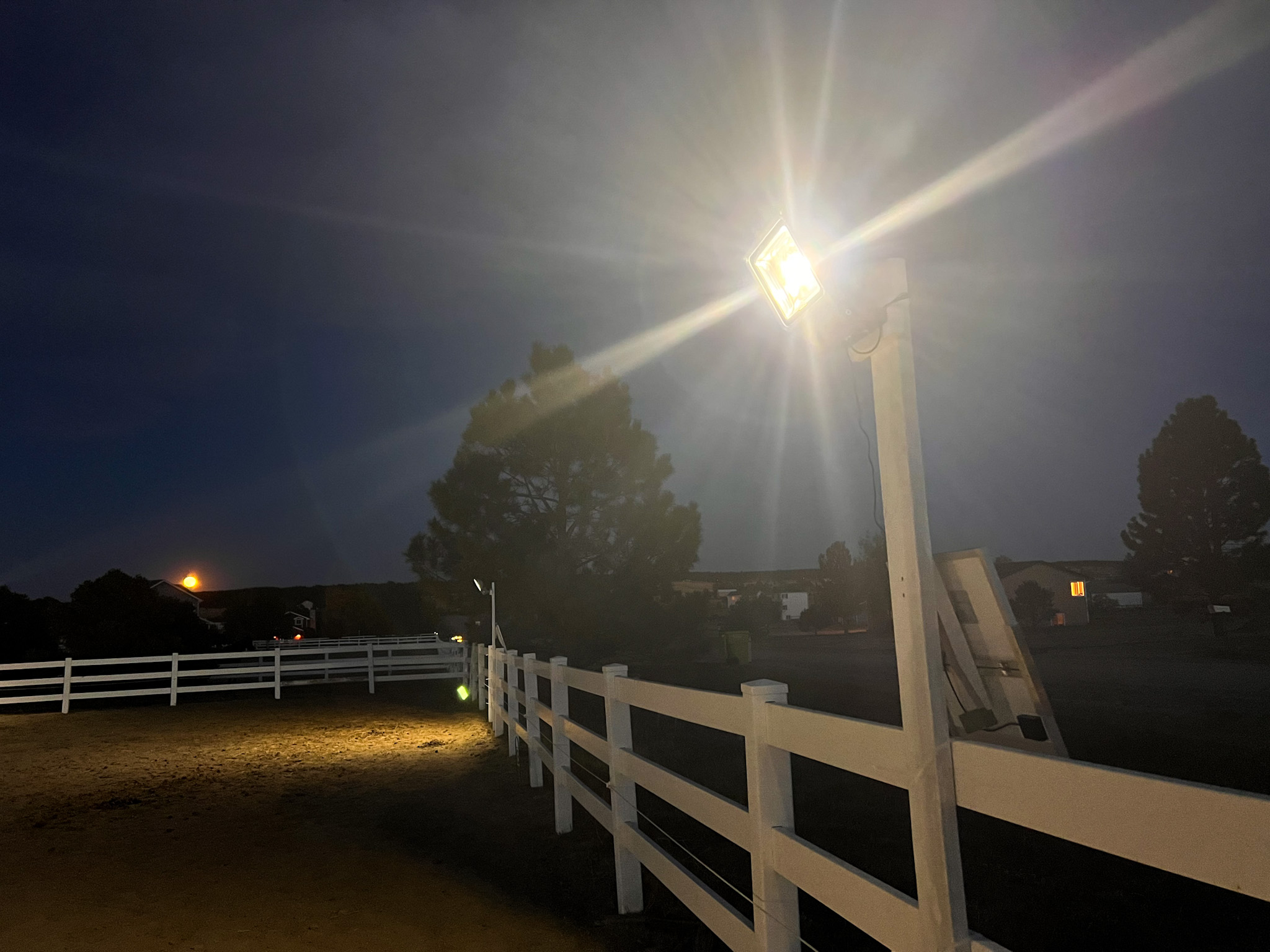 How To Make Your Riding Arena Better – Adding Arena Lights - Budget ...
